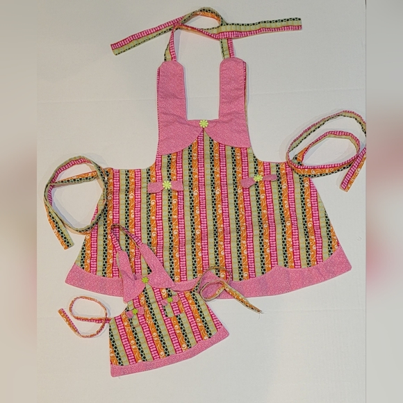 Matching Sets | Handmade Matching Dolly Me Aprons Doll Apron Fits ...